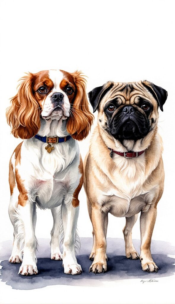Cavalier King Charles Spaniel vs Pug - Full Breed Comparison for ...