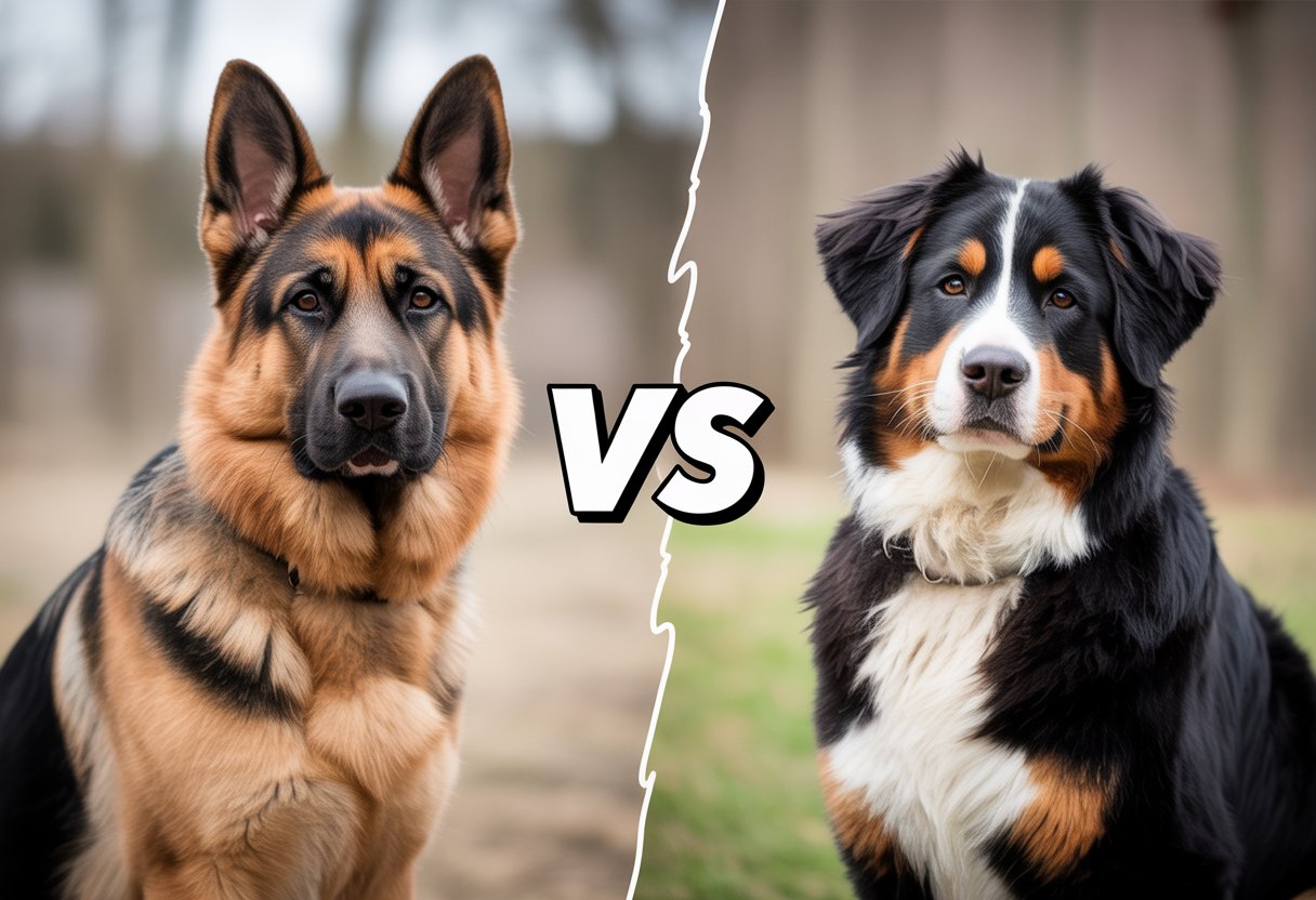 German Shepherd vs Bernese Mountain Dog – Full Breed Comparison, Traits ...