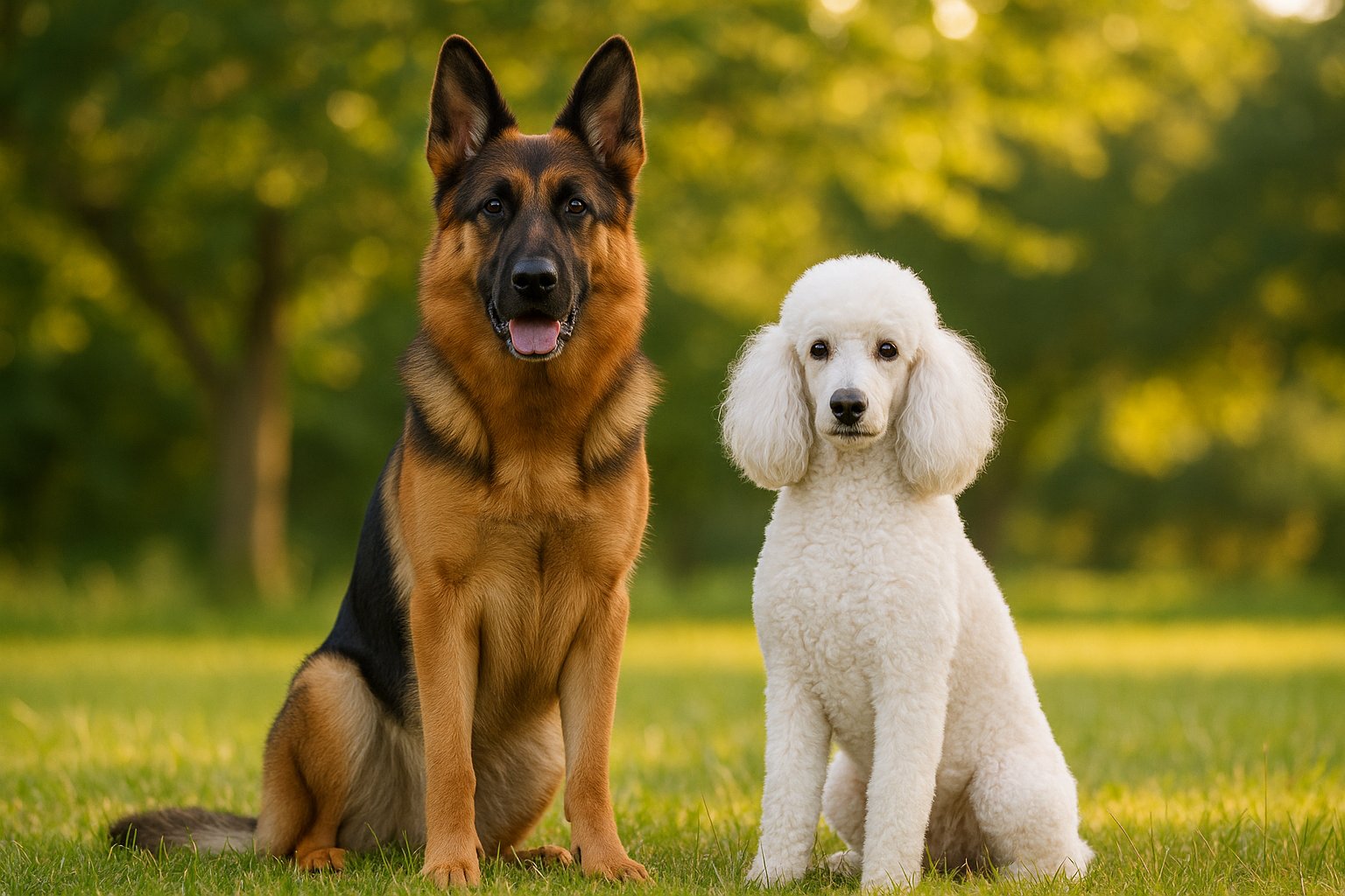 German Shepherd vs Poodle – Full Breed Comparison of Temperament, Care ...