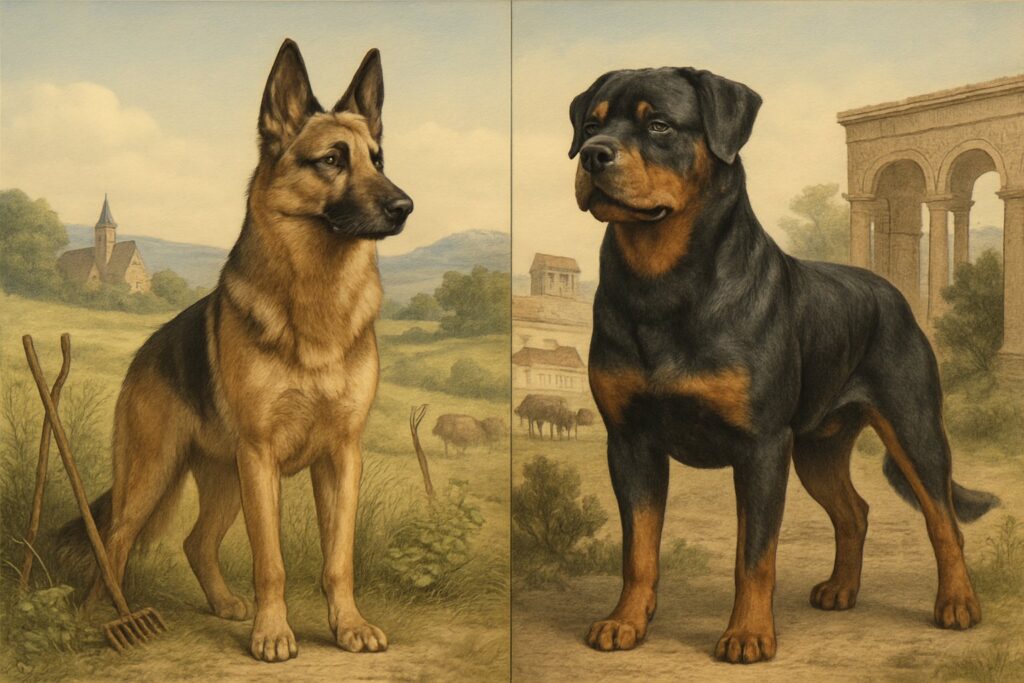 German Shepherd vs Rottweiler – Full Breed Comparison of Temperament ...